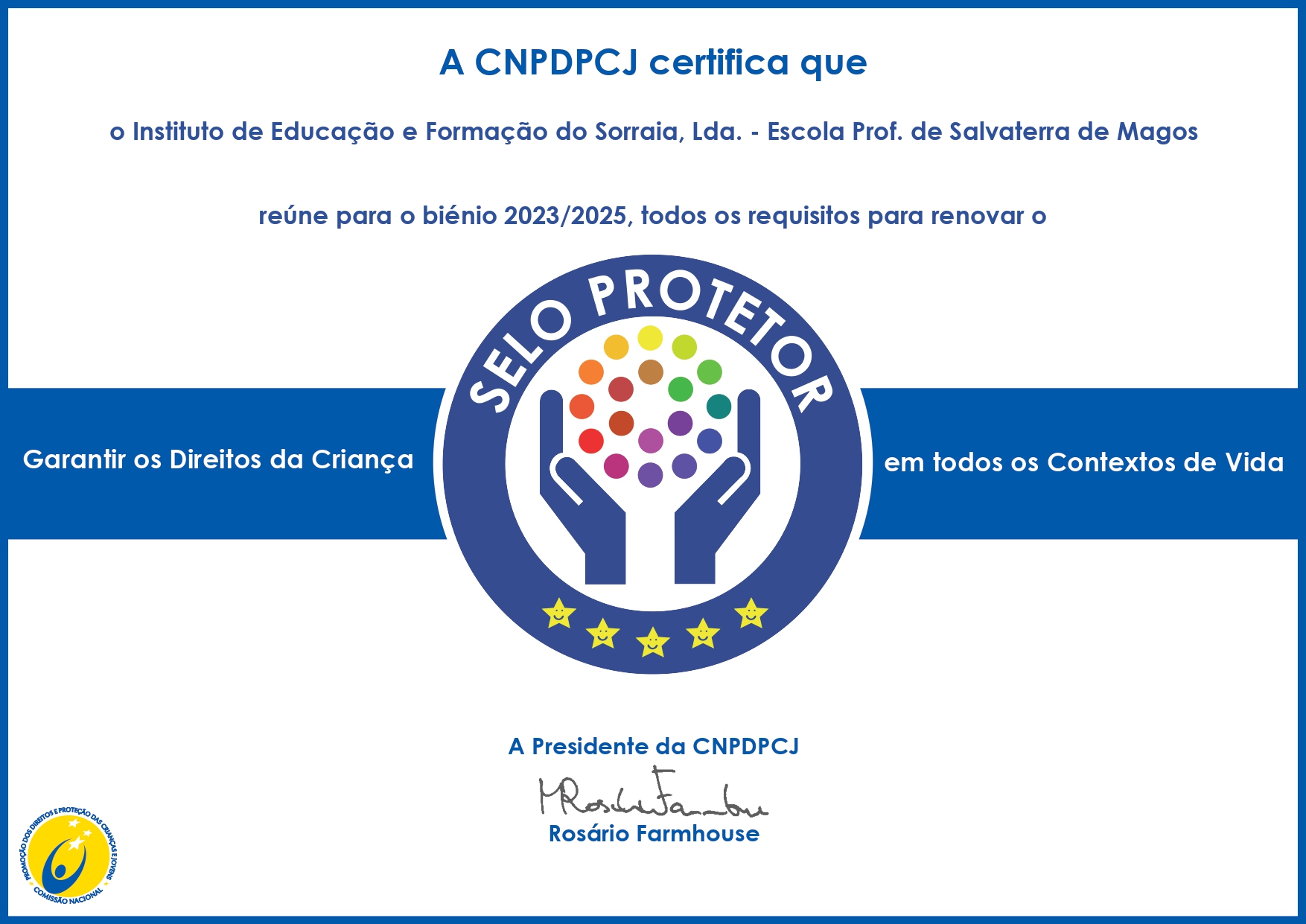 EPSM renova Selo Protetor - EPSM - Escola Profissional de Salvaterra de ...